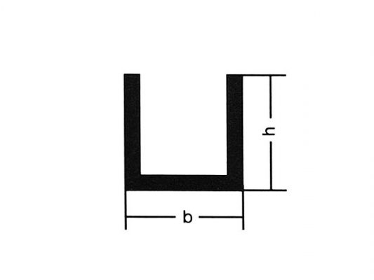 Messing-U-Profil; Art.-Nr. UP33 - Lemo Solar Shop